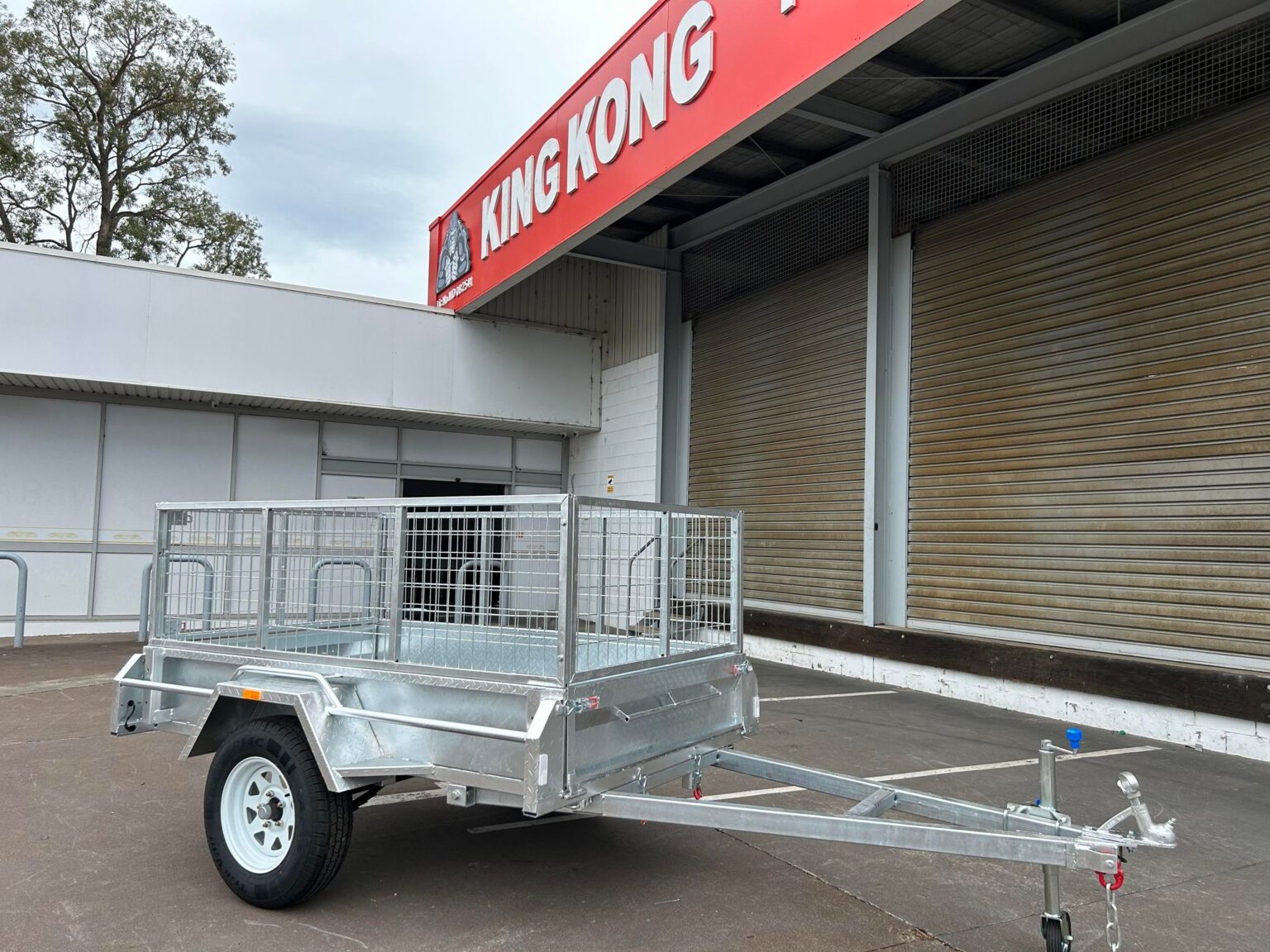 7 X 4 Premium Single Axle Hot-Dip Galvanised Tilting Box Trailer 750kg ...