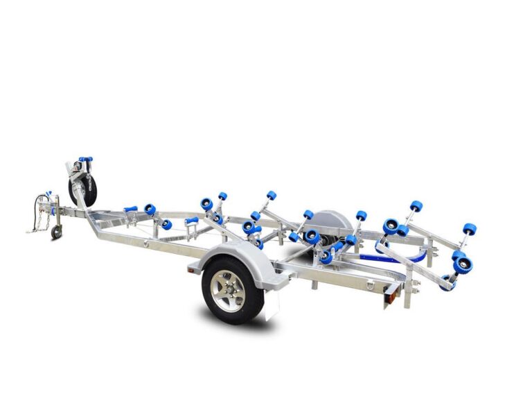 1730 5.7M GALVANISED BOAT TRAILER ATM 1400KG- SUITS BOATS 5.2-5.7M (17 ...